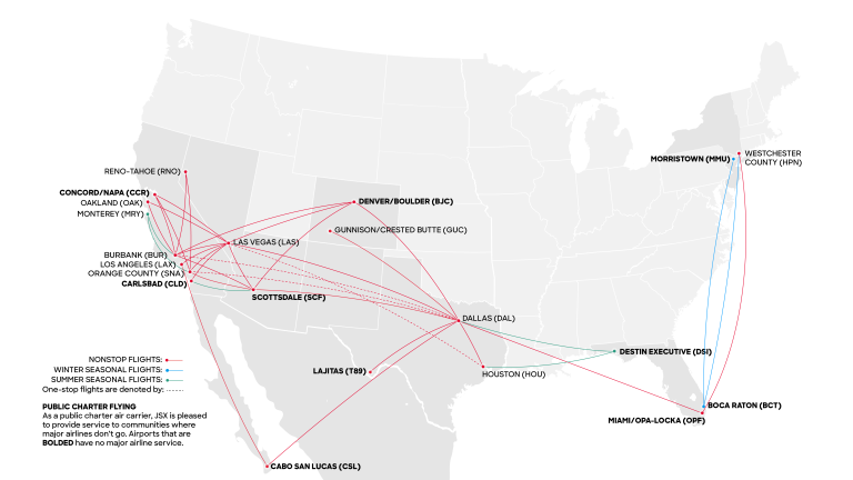 JSX Adds New Dallas Route, Pauses Austin Flights | AirlineGeeks.com